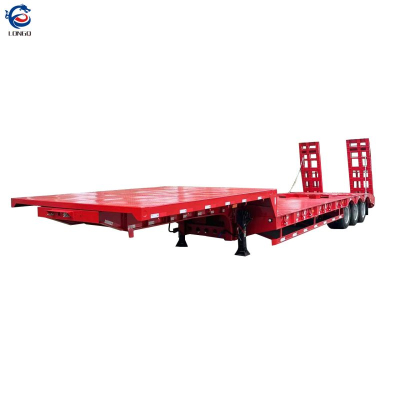 3 Axle Low Bed Trailer Factory_Manufacturer_Supplier - Shandong LONGQ ...