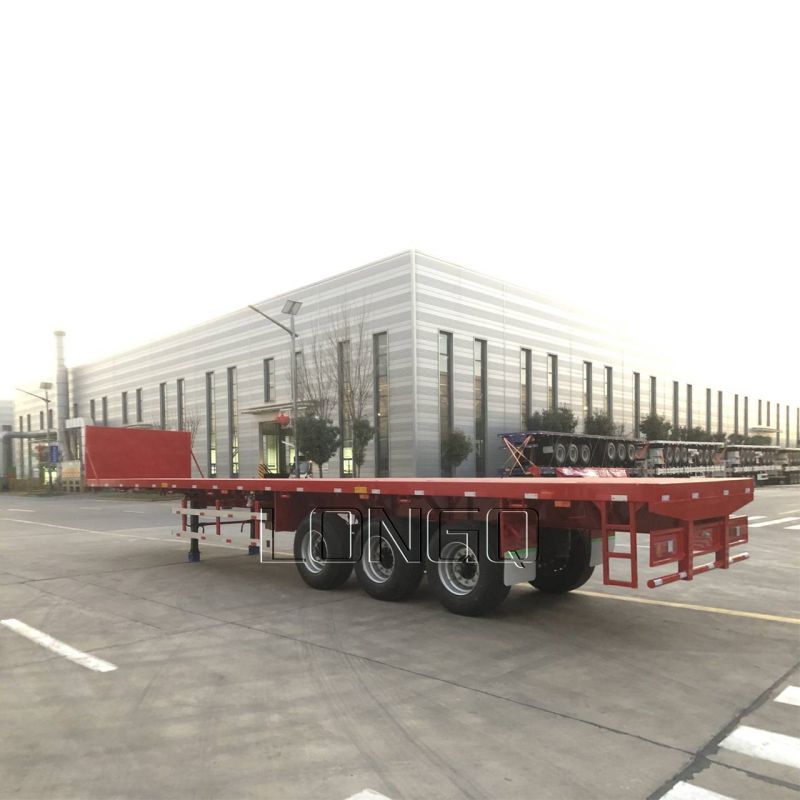 40ft Flatbed Semi Trailer Factory_Manufacturer_Supplier - Shandong ...